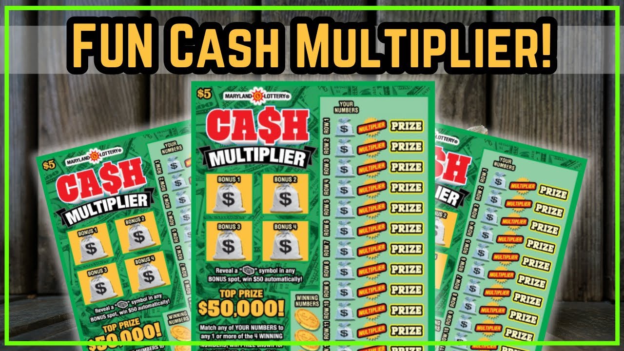 THESE Scratch Off Tickets from the MD Lottery are FUN | Cash Multiplier ...