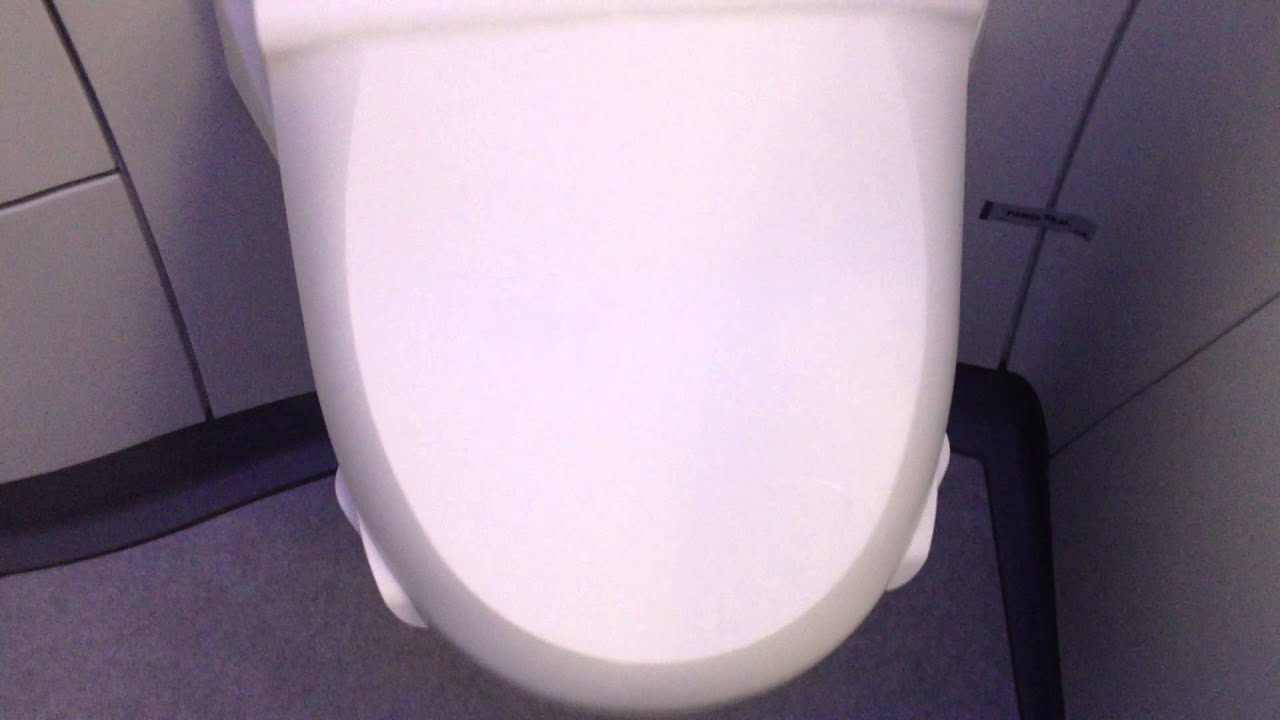 Boeing 787 Dreamliner Touchless Toilet - YouTube