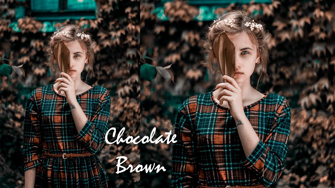 Chocolate Brown Color Grading ( Easy Photoshop Tutorial ) - YouTube