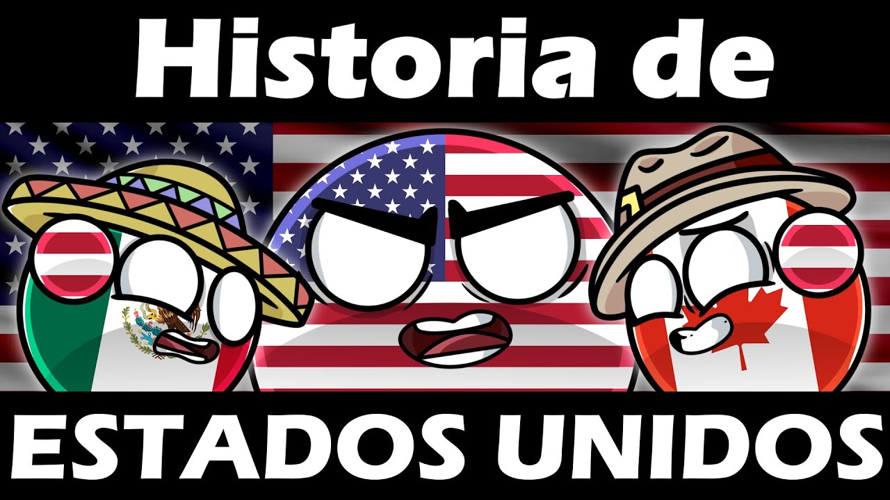 COUNTRYBALLS - Historia Moderna De Estados Unidos De América - YouTube