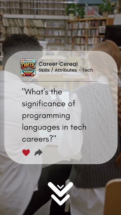 What's the significance of programming languages in tech careers? - YouTube