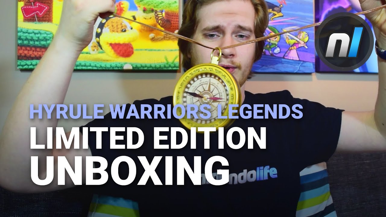 Hyrule Warriors Legends Limited Edition Unboxing 3DS - Linkle's Compass ...