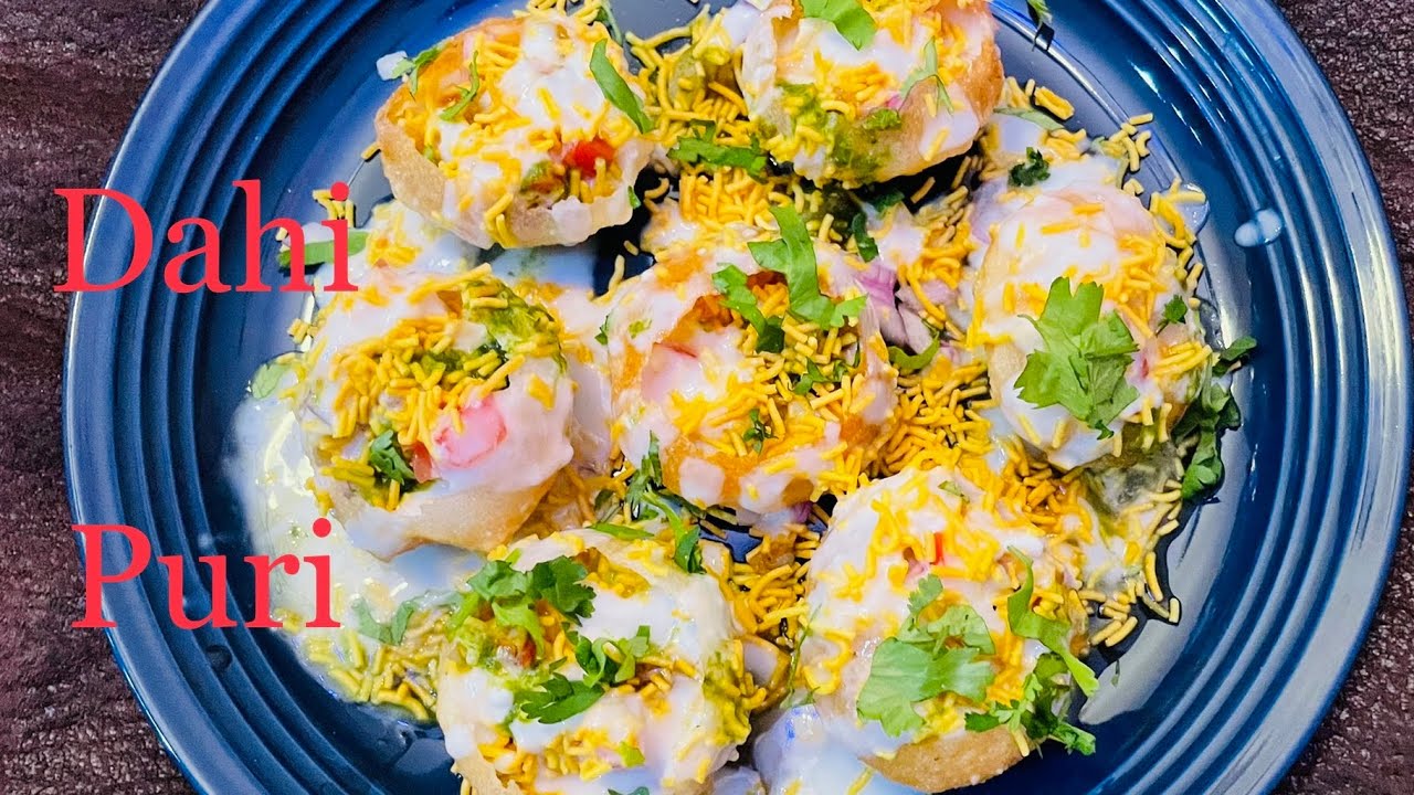 Dahi Puri Recipe, Famous street food chaat recipe Dahi Batata, How to ...