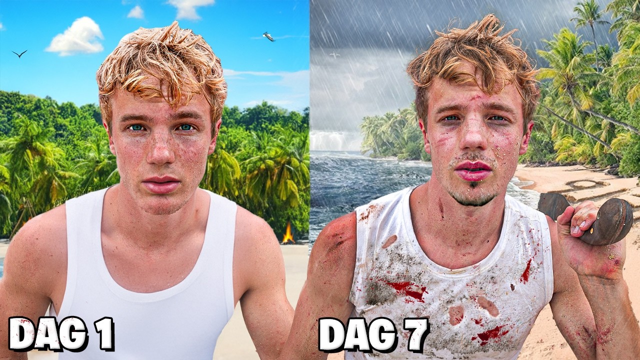 7 Dagen Alleen Overleven Op Een Onbewoond Eiland! - YouTube