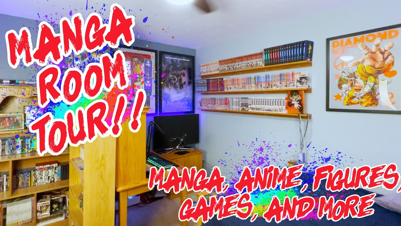 MANGA AND ANIME ROOM TOUR- Anime, Manga, Figures, Games, and MORE ...