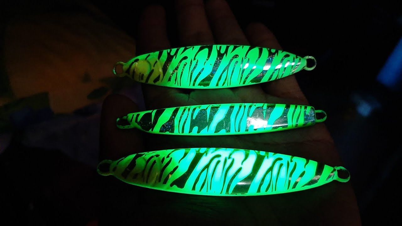 METAL JIG FULL GID FOIL ZEBRA || METALJIG GLOW SIMPLE - YouTube