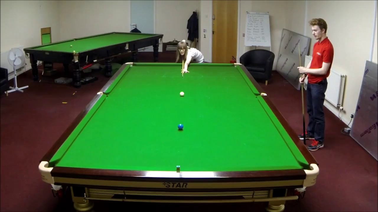 Snooker cueing practice - YouTube