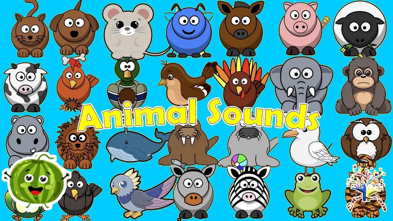 Safari Animal Sounds Song | Nursery Rhyme for Kids - Learn Animal Names ...