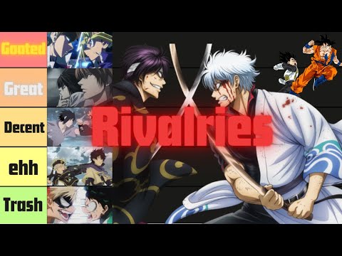 The Greatest Rivalries In Anime Ranked - YouTube