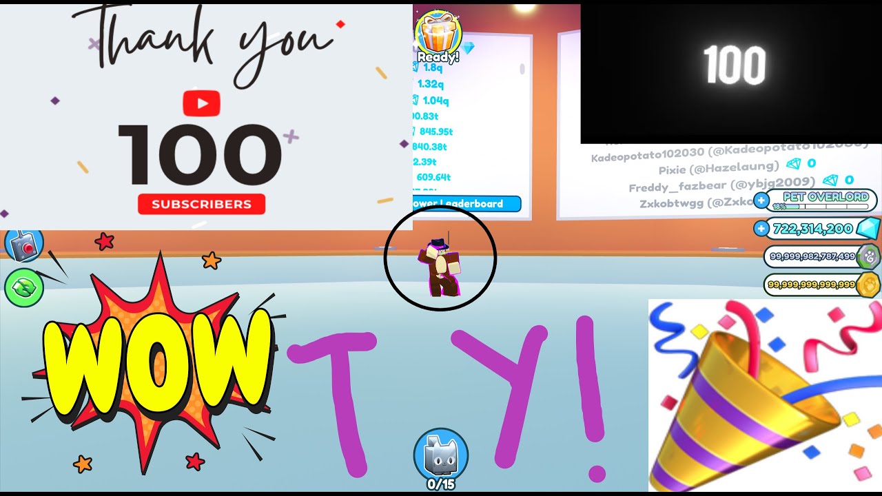 we hit 100 subs!!! - YouTube