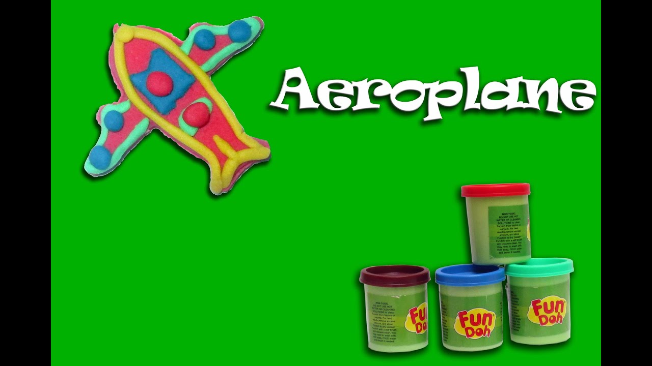 play doh play doh Aeroplane Making With Clay | How To Make Play Dough ...