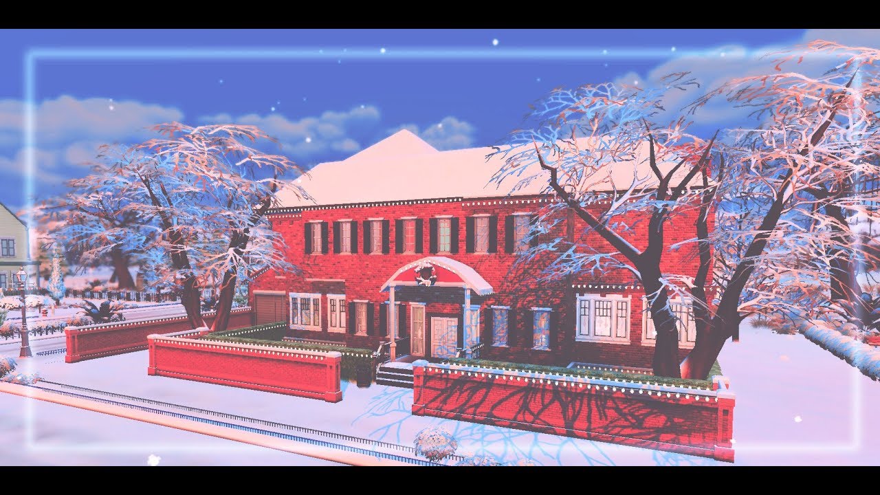 The Sims 4: Home alone(house building) - YouTube