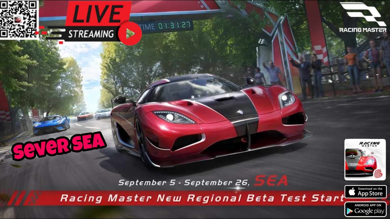 🔴Live Racing Master SEA - พาชมบรรยากาศเปิดเทสวันแรก - YouTube