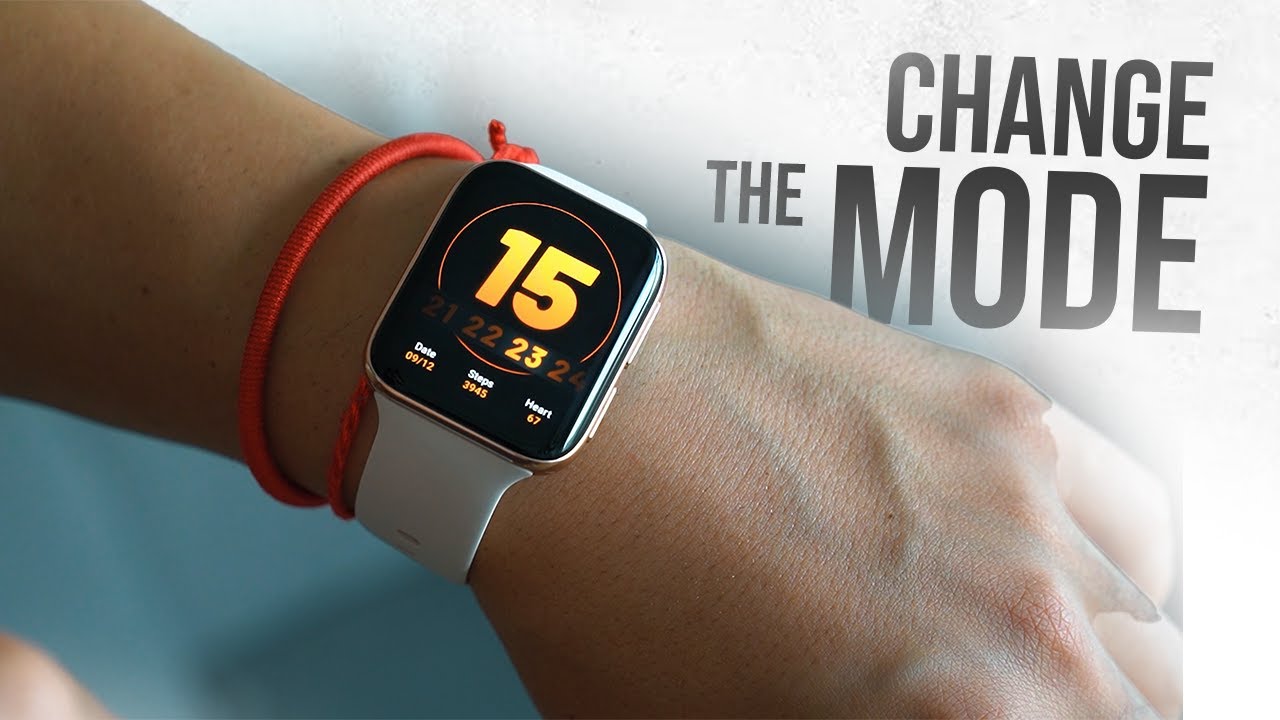 How to Change Mode on Apple Watch (tutorial) - YouTube