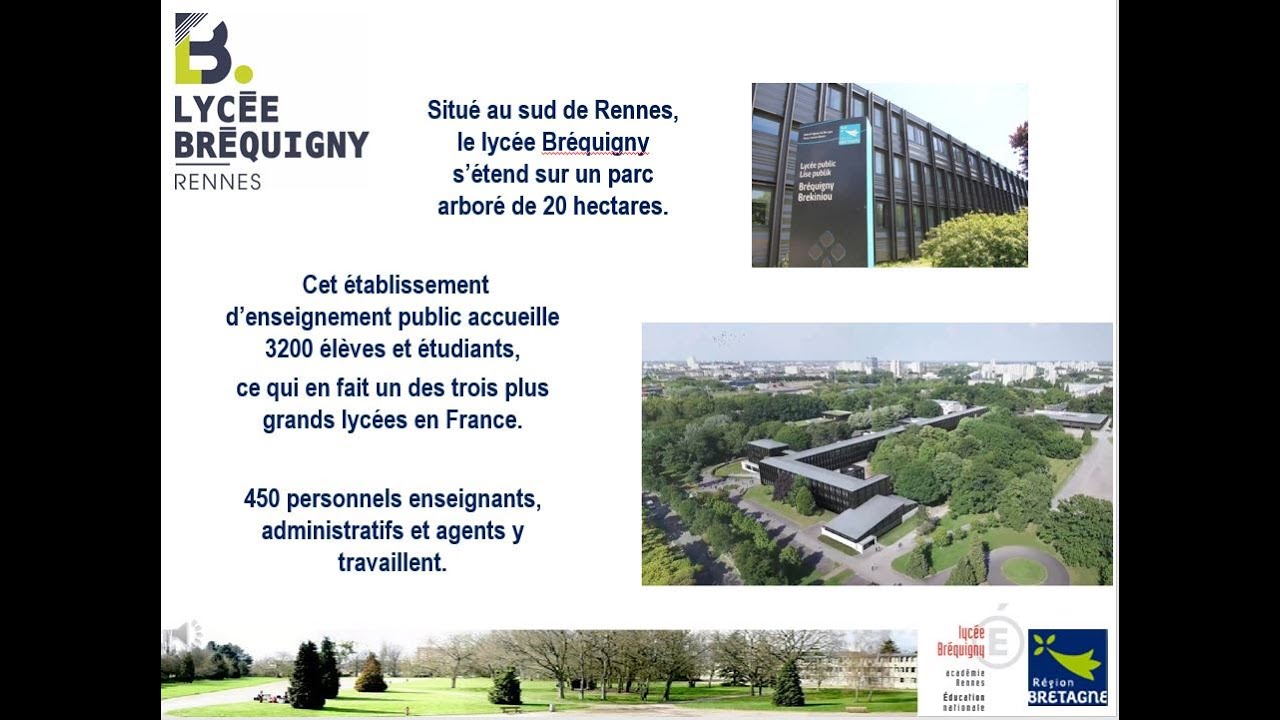 Les formations au lycée Bréquigny Rennes - YouTube