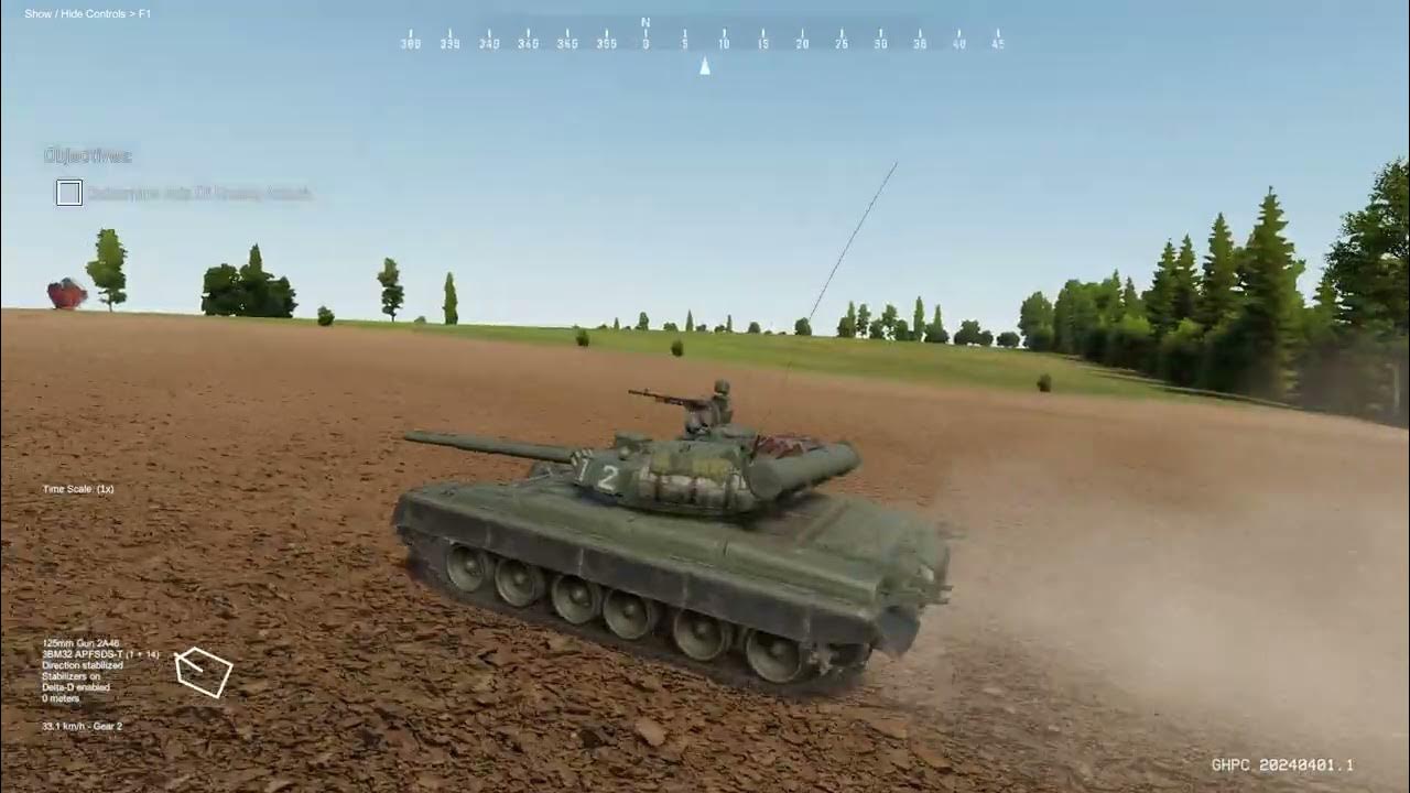 GHPC T-80B campaign (Defend Area Hawk) - YouTube