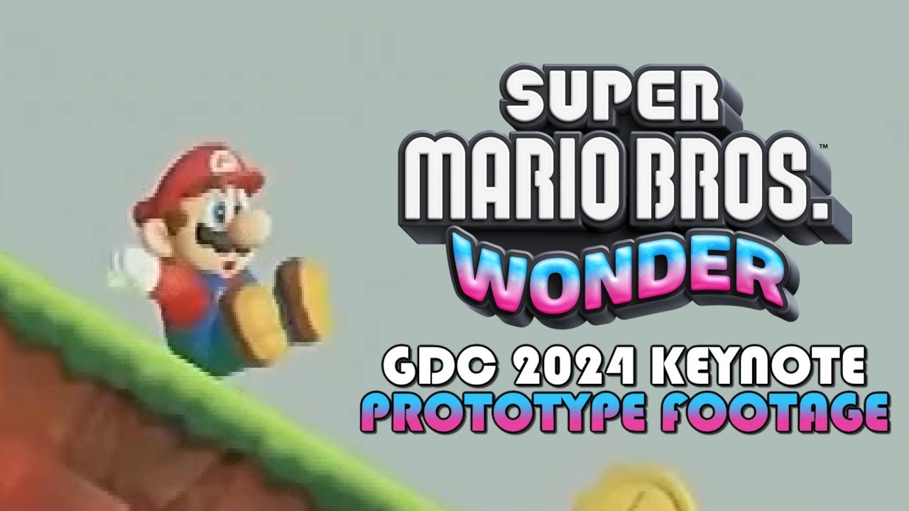 Super Mario Bros. Wonder | Prototype Footage (GDC 2024 Keynote) - YouTube