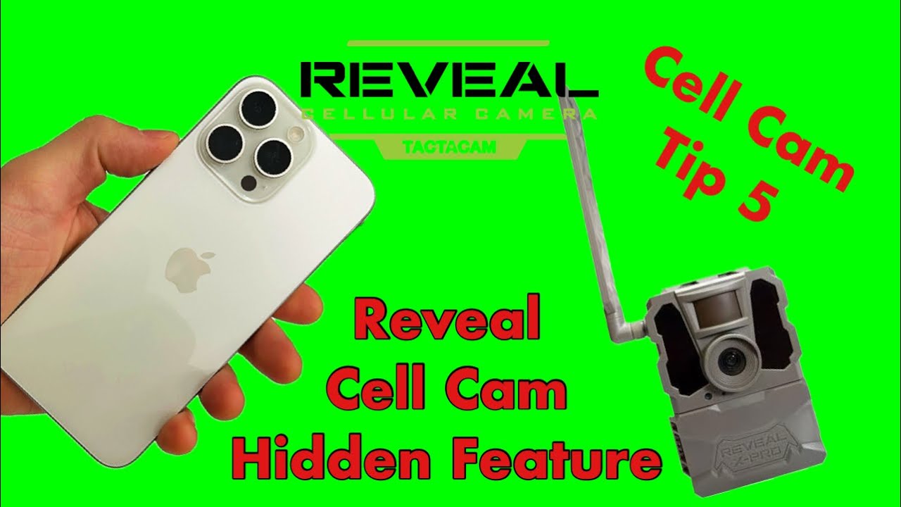 Cell Cam Tip 5 // Tactacam Reveal Hidden Feature // #hunting #deer # ...