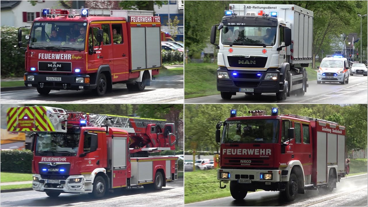 [PKW IN HAUSWAND - FEUER MIT MANV!] Großeinsatz in LOHMAR ...