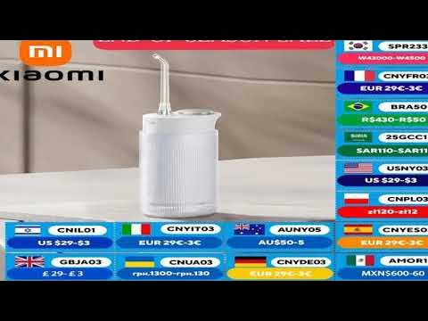 XIAOMI MIJIA Oral Irrigator F400,4 Gear Flush Modes,200mL Large ...
