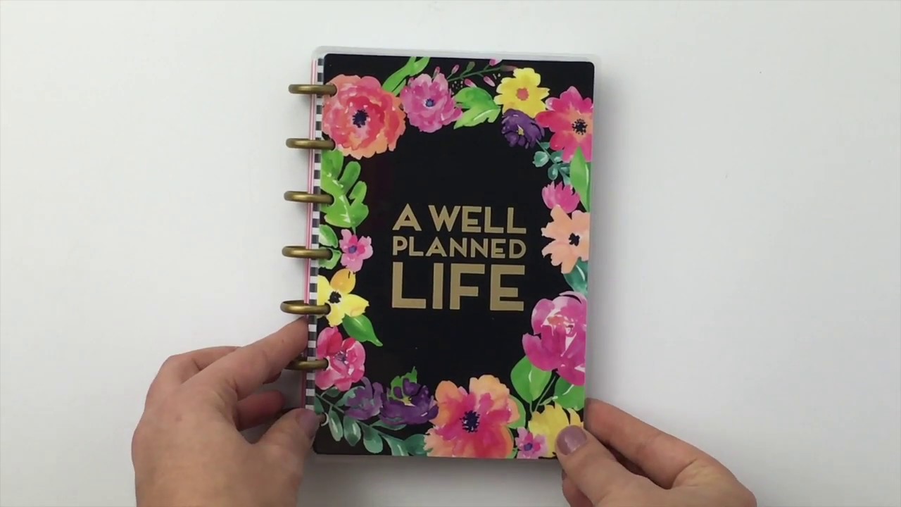 2017 MINI Happy Planner™ - Happy Blooms - YouTube