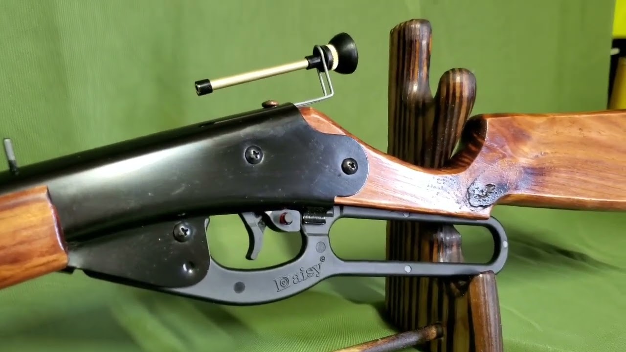 crafted rear sight optic for Daisy springers - YouTube