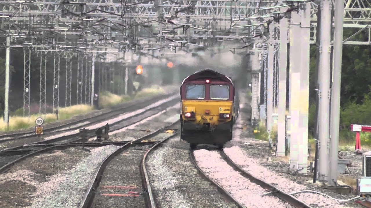 DB Schenker (EWS) Class 66 66148 - Rugeley Trent Valley - Wednesday ...