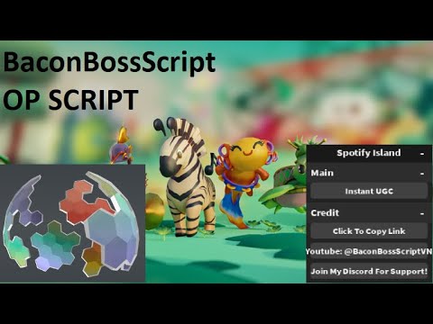[FREE UGC] Spotify Island OP SCRIPT (INSTANT UGC) - YouTube
