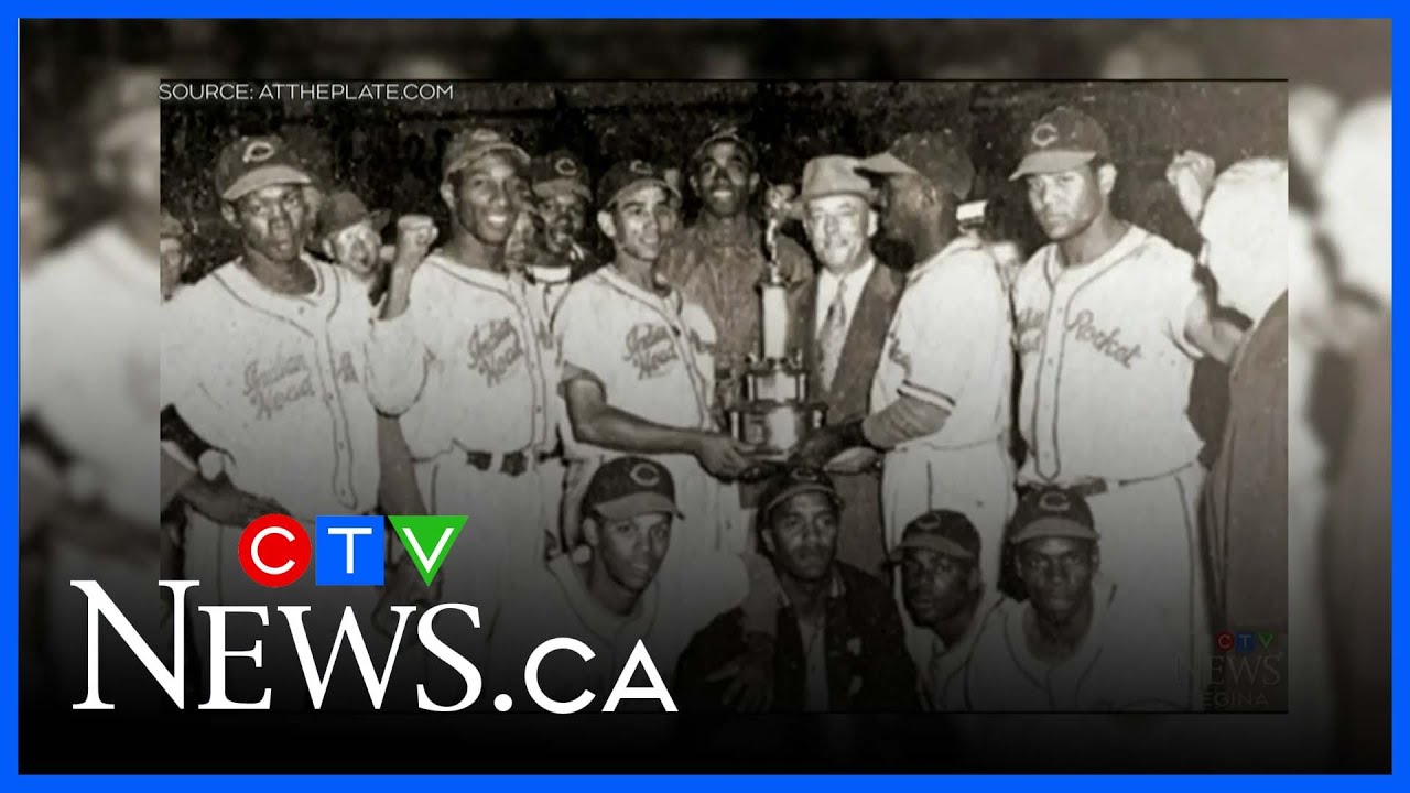 Regina Red Sox honours historic Indian Head Rockets - YouTube