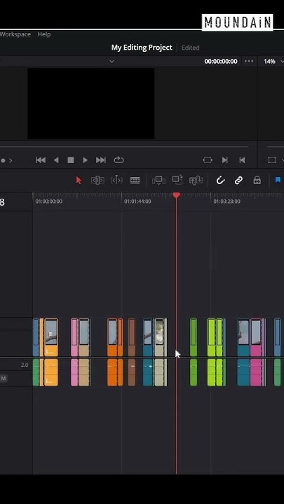 Remove or delete empty space on timeline easily in Davinci Resolve - YouTube