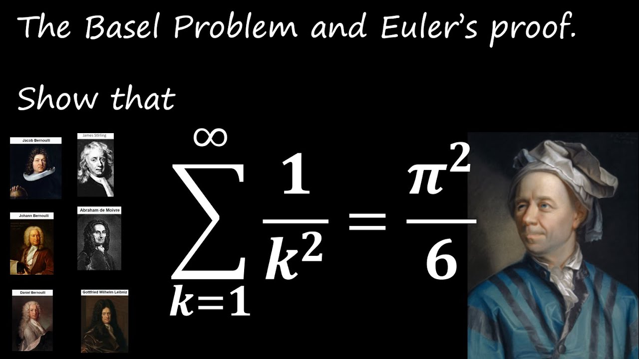 The Basel Problem and Euler's proof - YouTube