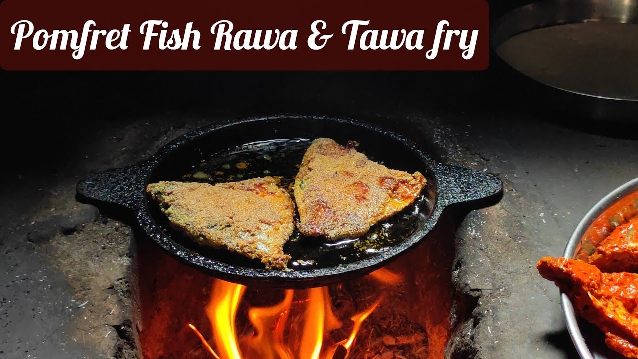 Kurchi Meen Fry | Pomfret Fish Fry | Rava Fry | Tawa Fry | Mullan Fish ...
