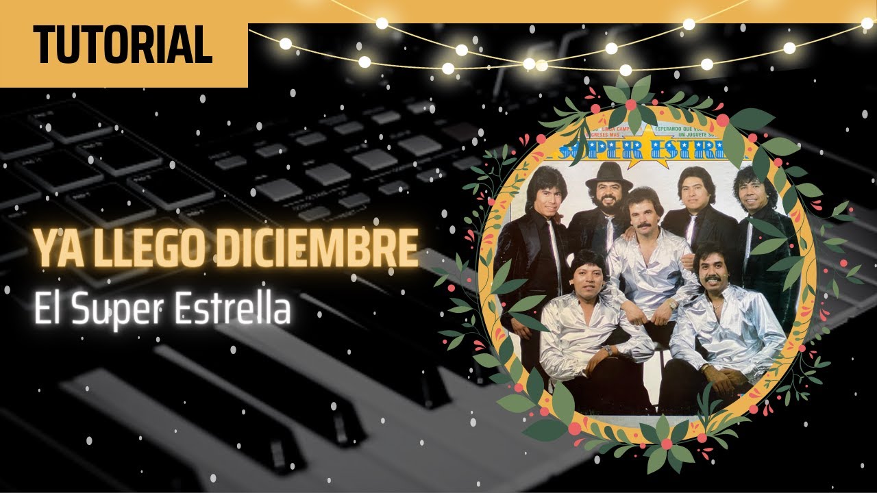Ya Llego Diciembre - El Super Estrella - Tutorial Teclado/Piano - YouTube