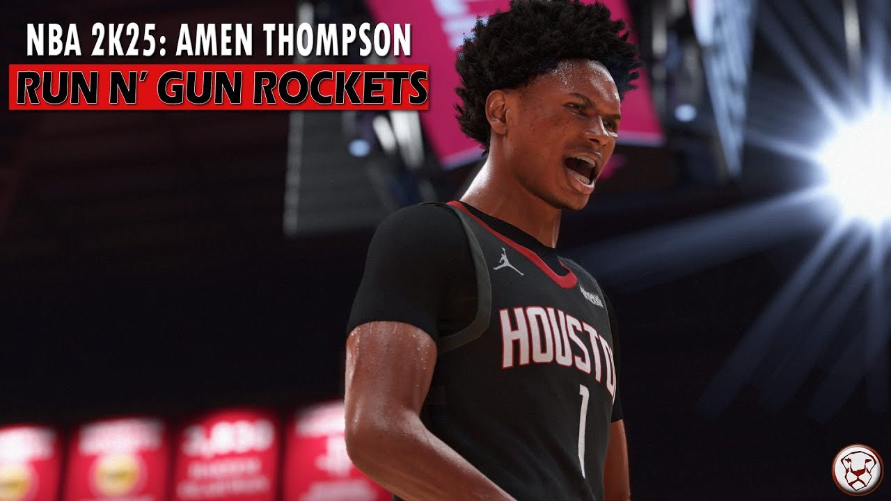 NBA 2K25: RUN AND GUN ROCKETS Feat. Amen Thompson Highlights | Xbox ...