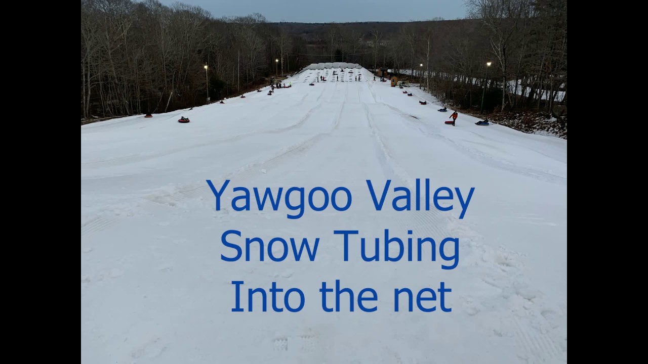 Yawgoo Valley - Snow Tubing into the net Chrislb104 - YouTube