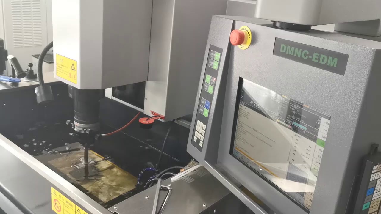 Small ribs machining on DMNC CNC die sinking EDM ADI300. - YouTube