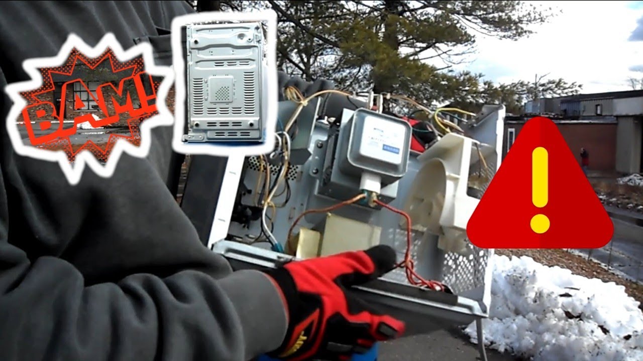Scrapping a Microwave - Full Breakdown for COPPER, BRASS, & good STEEL ...