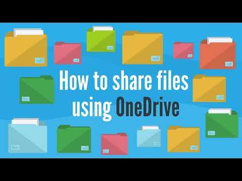 How to share files using OneDrive - YouTube