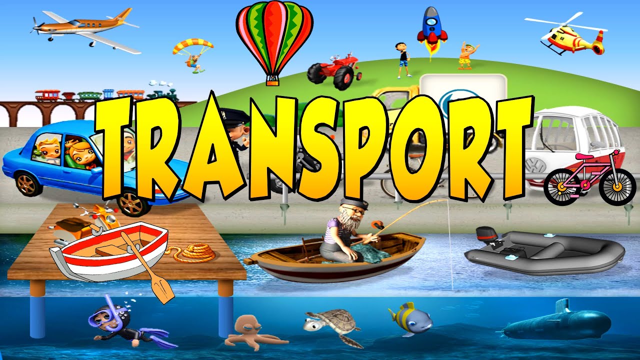 TRANSPORT| Transportation Vocabulary | Modes of Transport | Types of ...