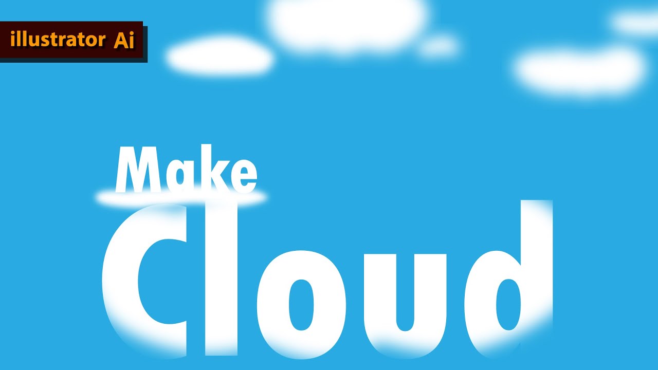 how to make a "cloud " in illustrator | best illustrator tutorials ...