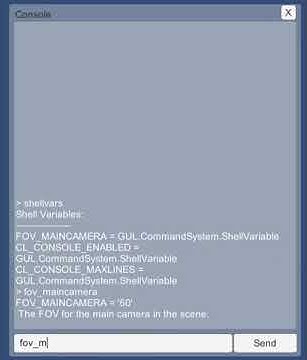 Command System - Setting Shell Variables in Console - YouTube