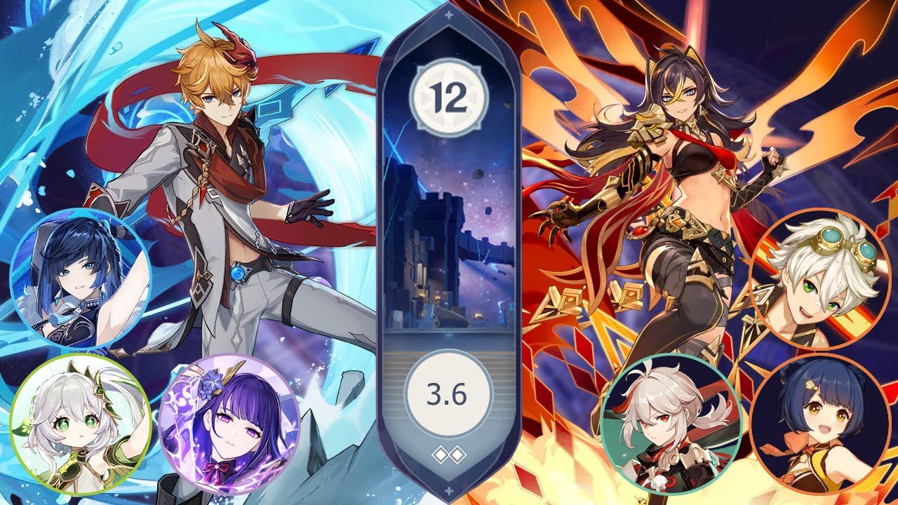 Childe Hyperbloom & Dehya Pure Pyro | Genshin Impact Abyss Version 3.7 ...