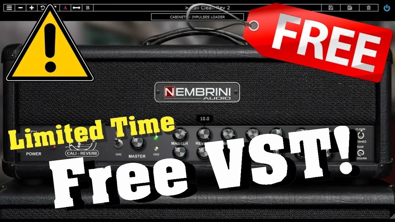 【Limited Time Free!】$137→$0! Best Hi-Gain Amp Sim VST! Cali Reverb ...