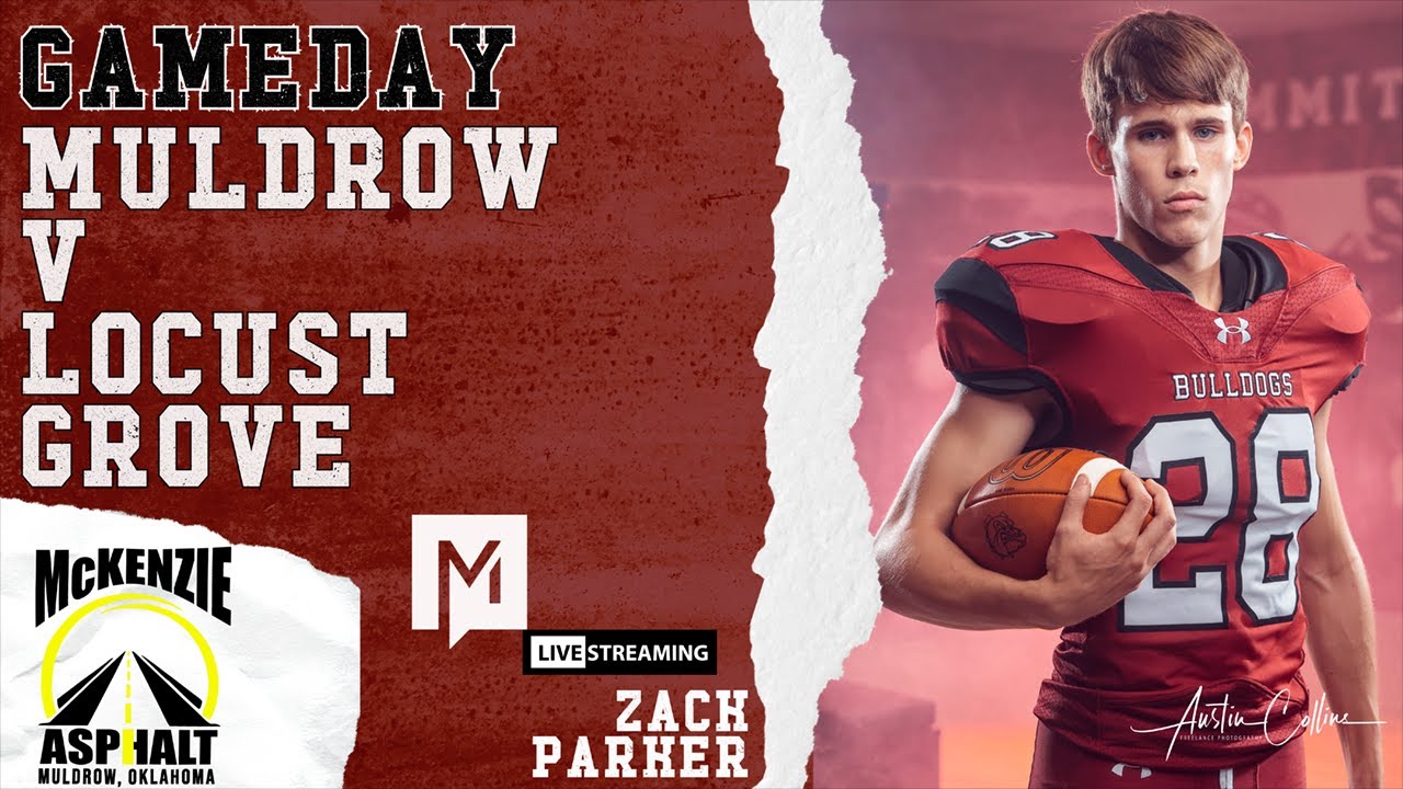 MHS FOOTBALL 23:Locust Grove vs. Muldrow (SENIOR NIGHT) - YouTube