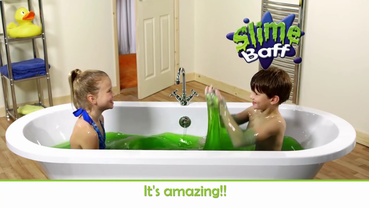 Пудра Slime Baff (Слайм Бафф) для купання - YouTube