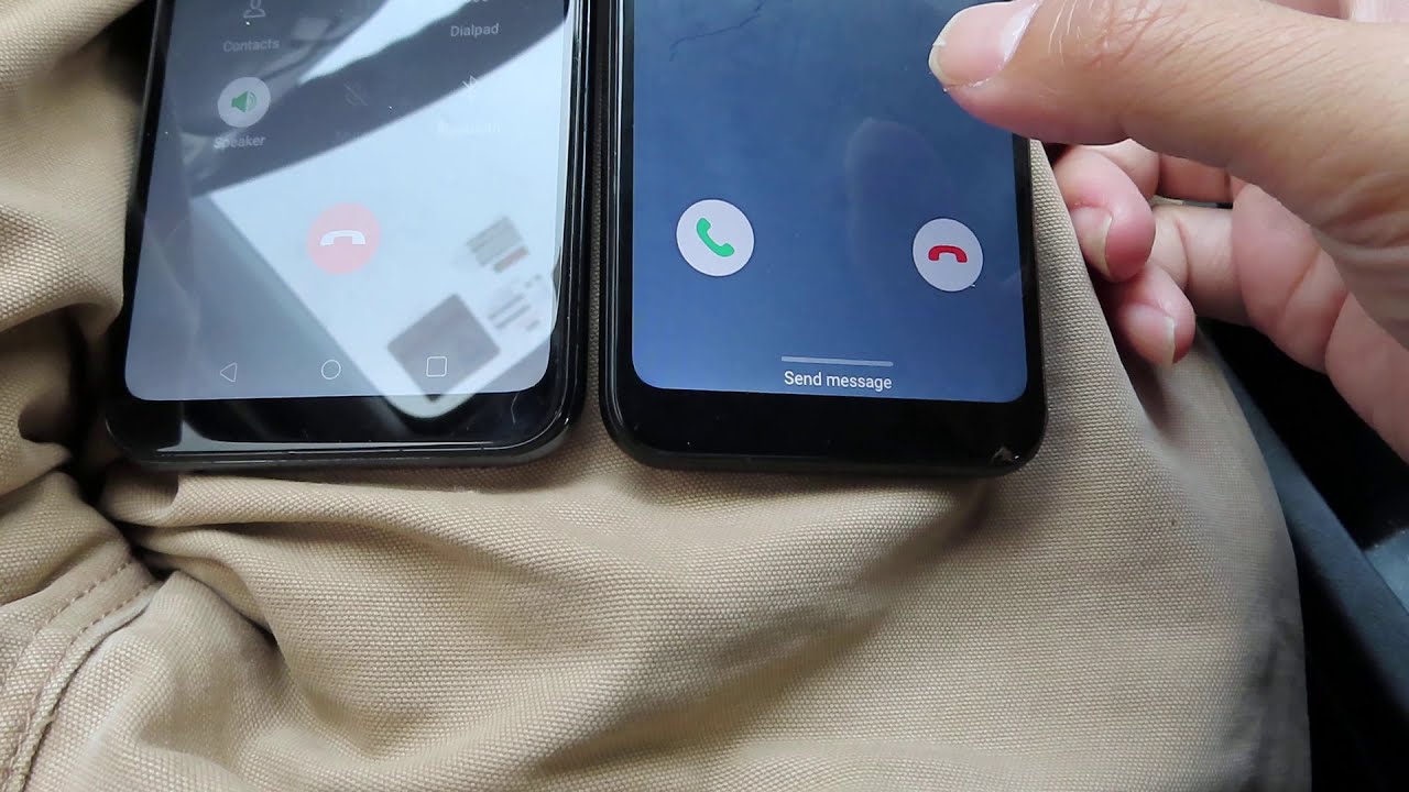 Fun with two phones - YouTube