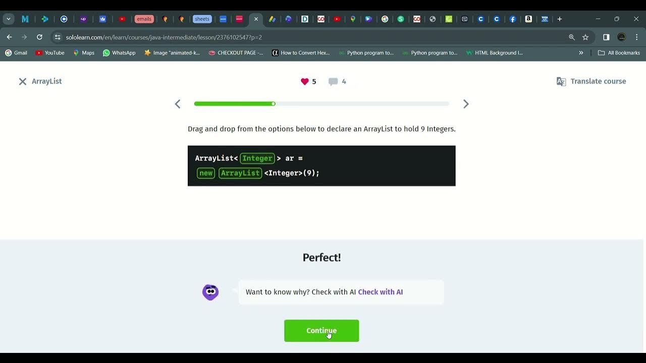 31 ArrayList | Java Intermediate | Sololearn - YouTube