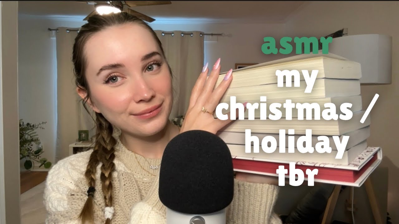 ASMR 🎄 My Christmas / Holiday TBR 📚 (books I want to read) - YouTube