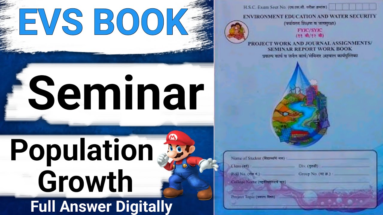12th/11th Evs Book Seminar|Population Growth| Evs Seminar|New|Digitally ...