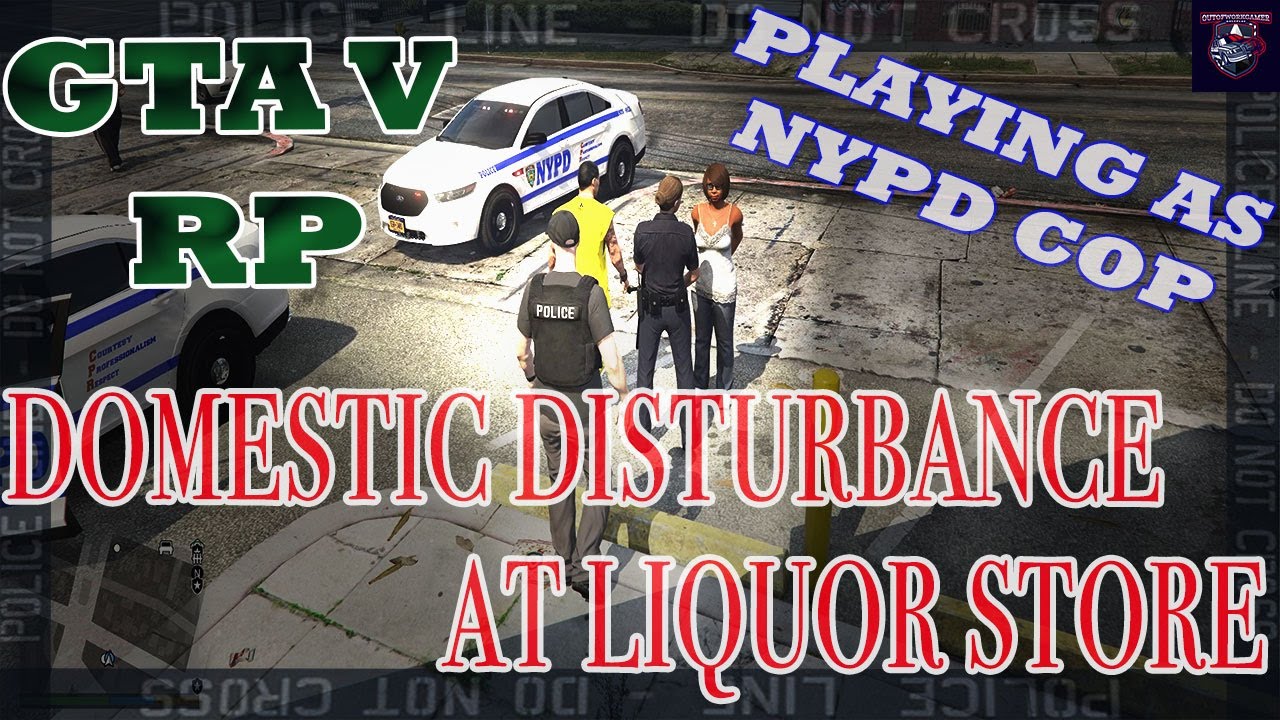 GTA 5 RP Police Mod Domestic Dispute At Liquor Store Handgun - YouTube